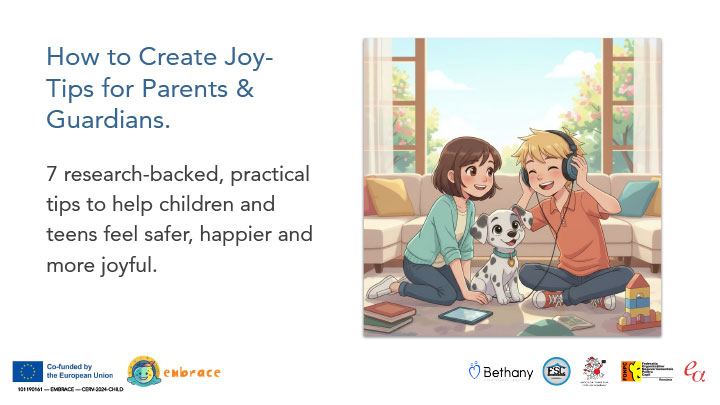 EMBRACE Tips for Parents and Guardians: How to Create Joy for Children ...